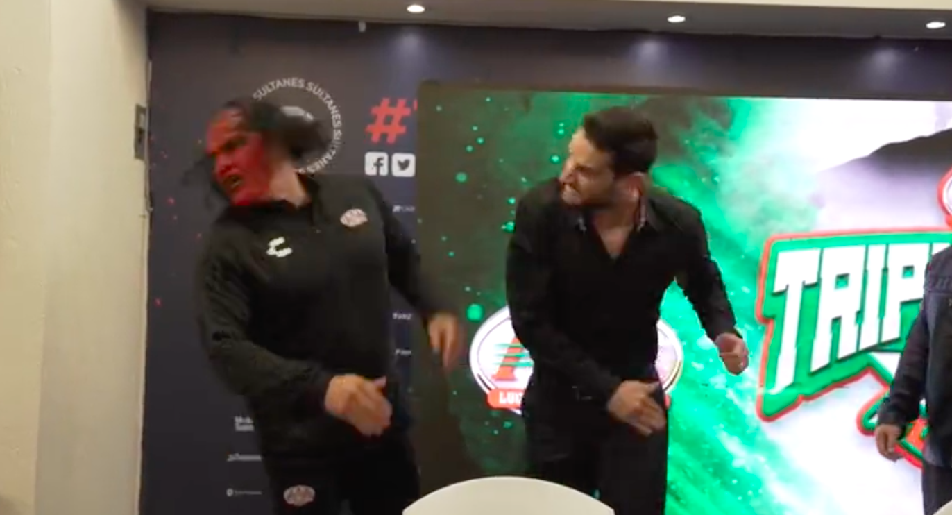 Adrián Marcelo le devuelve cachetada a Chessman y anuncia lucha en ...