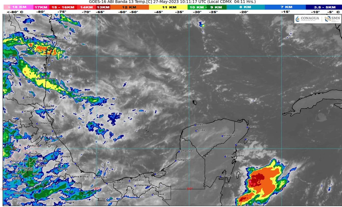 Clima para hoy en Cancún y Quintana Roo: chubascos con descargas eléctricas